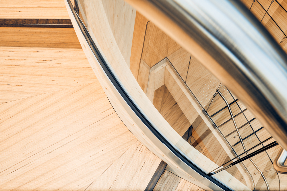 Bjergsted Financial Park: Hightech-Brettschichtholz-Konstruktion
